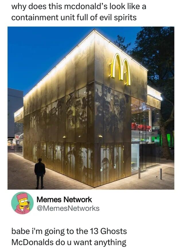 Why does this mcdonald's look like a containment unit full of evil ...